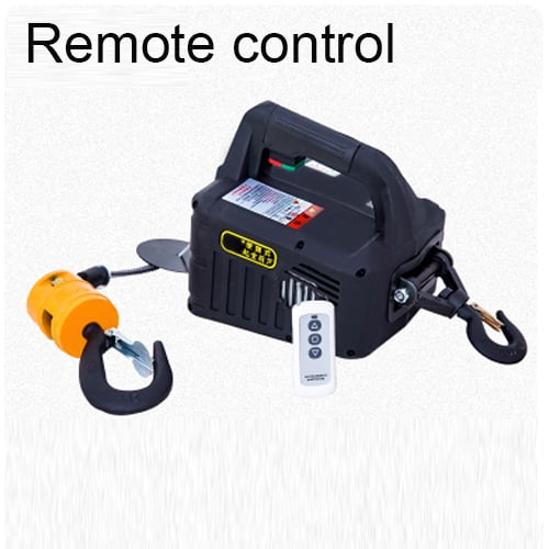 500kg Remote control crane hoist wire rope electric hoist aluminum ...