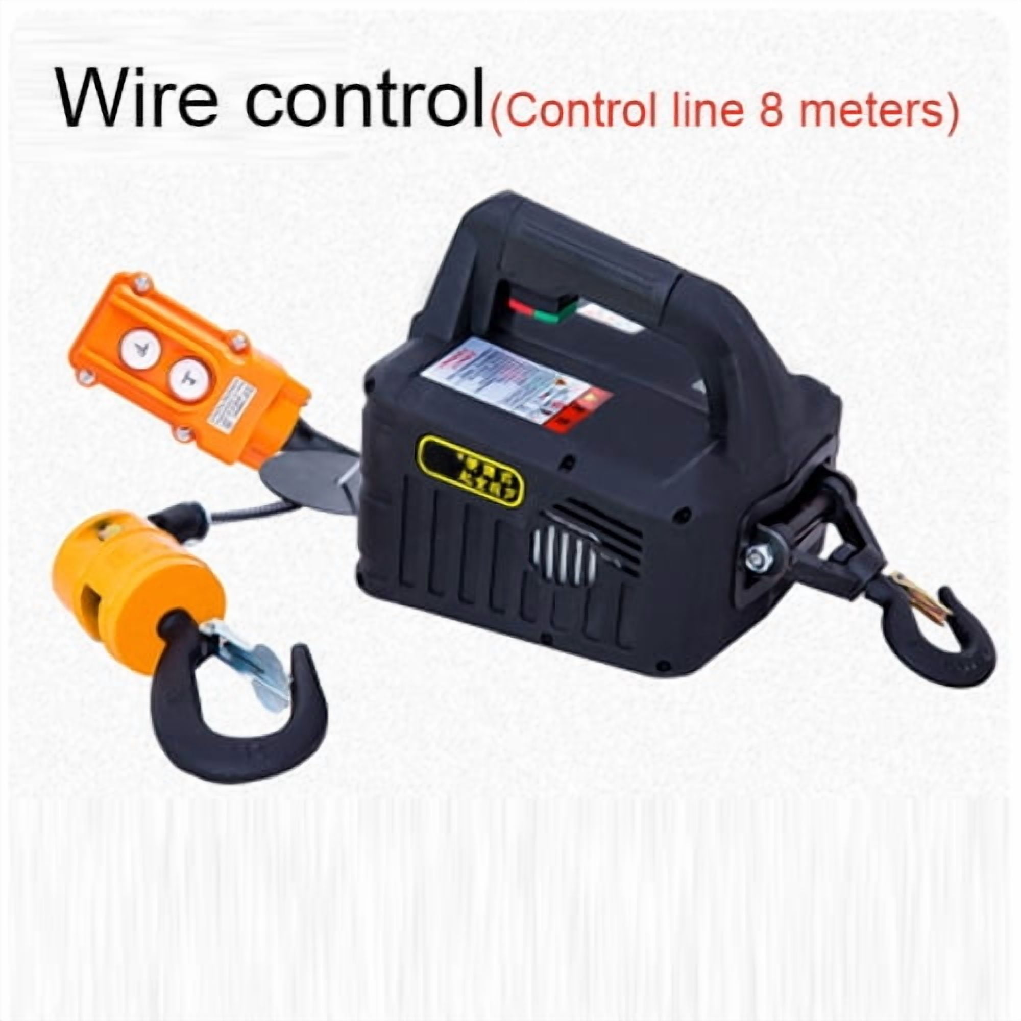 500kg Remote control crane hoist wire rope electric hoist aluminum ...