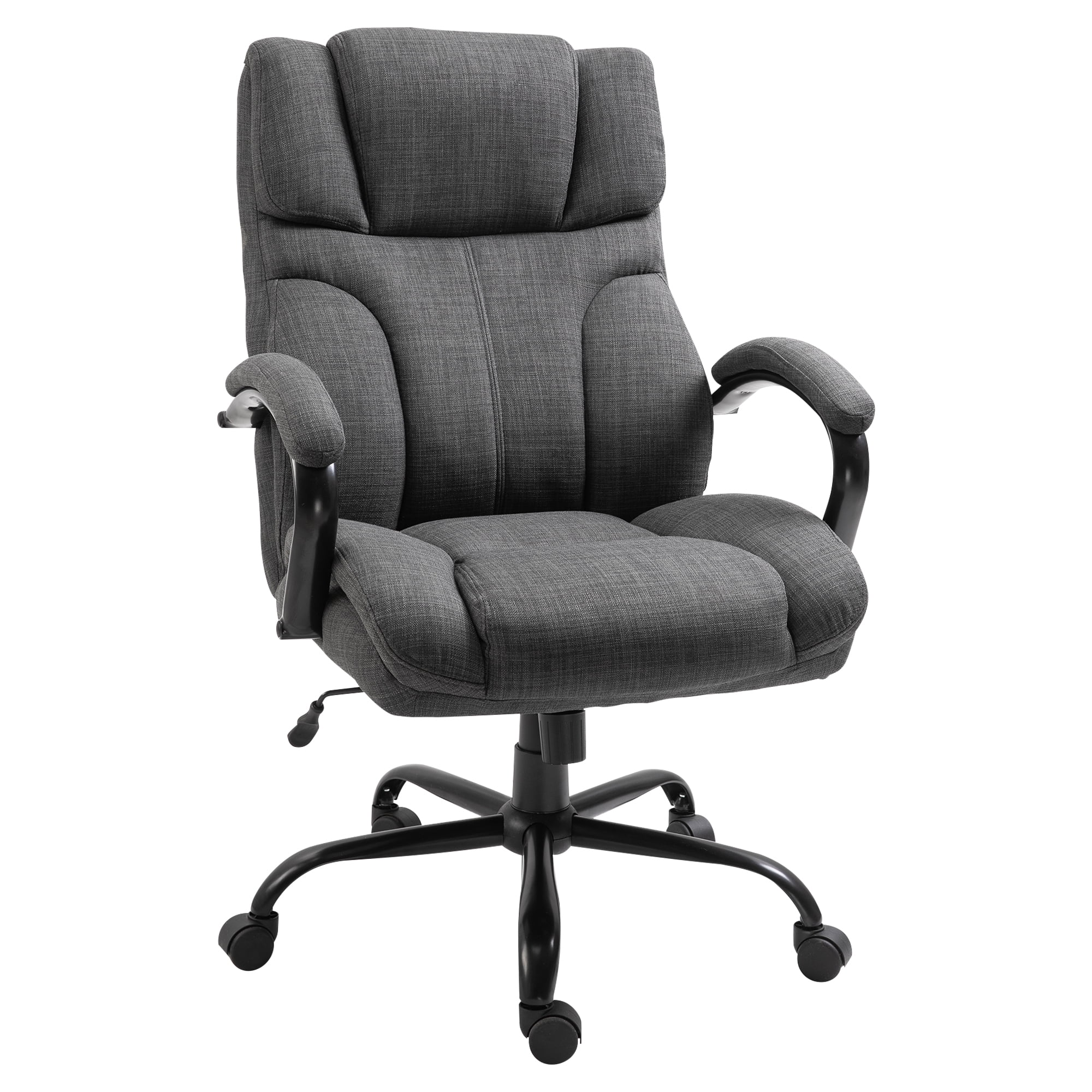 500Lbs Big And Tall Office Chair With Wide Seat, Ergonomic Executive ...