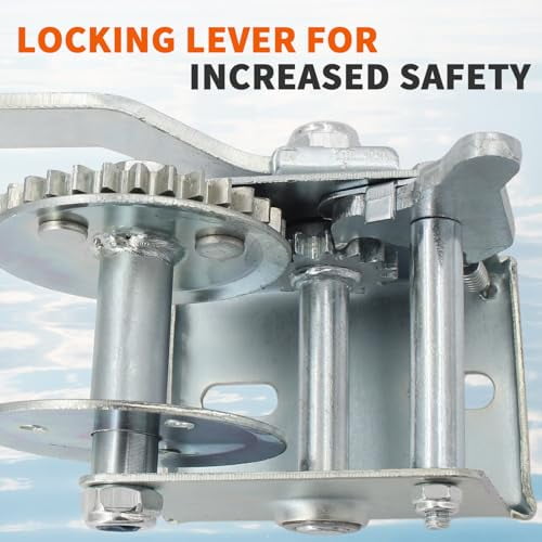 500lbs Capacity Boat Trailer Winch Small Hand Winch Without Cable,Ratio ...