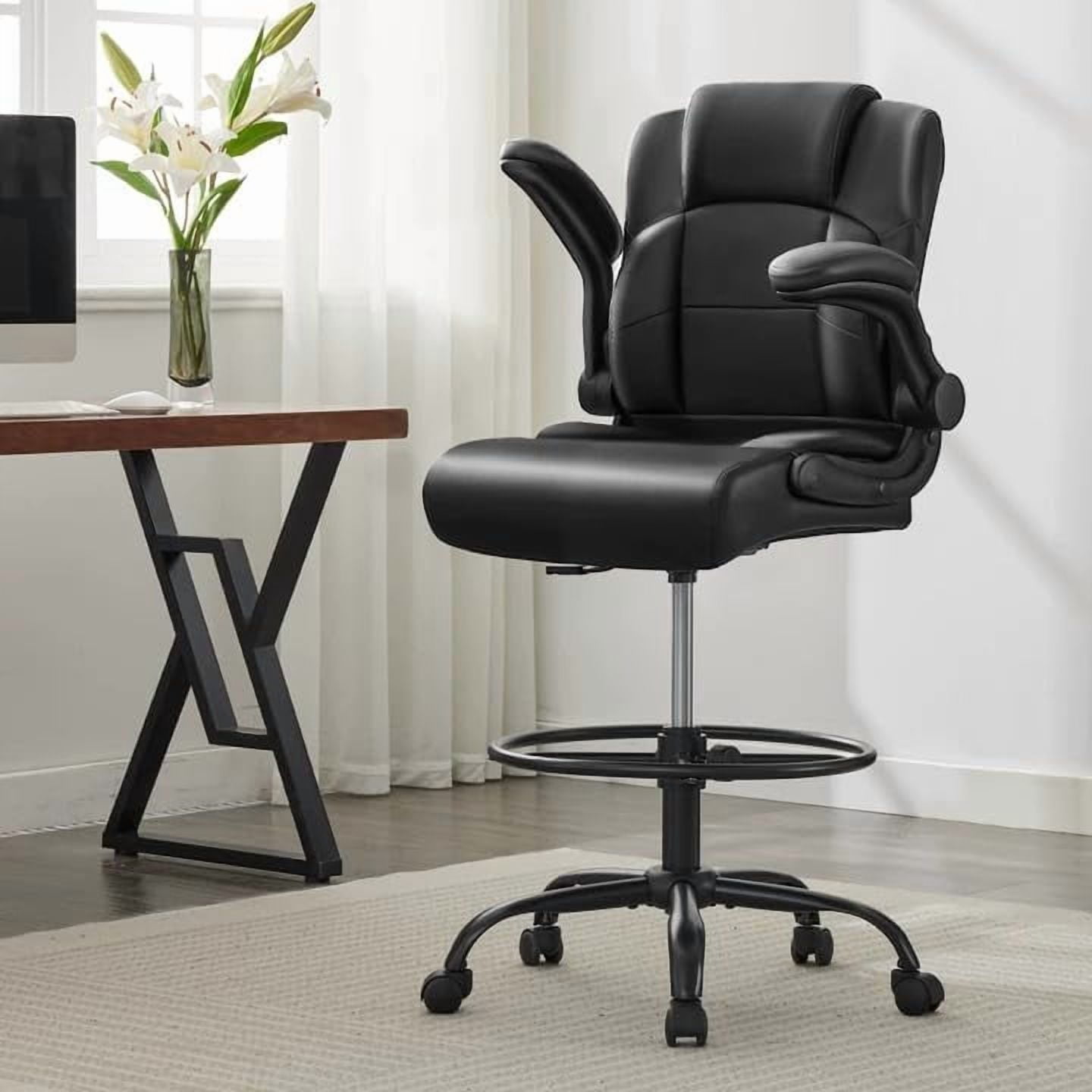 500lbs Ergonomic Drafting Chair,Tall Office Chair for Standing Desk ...