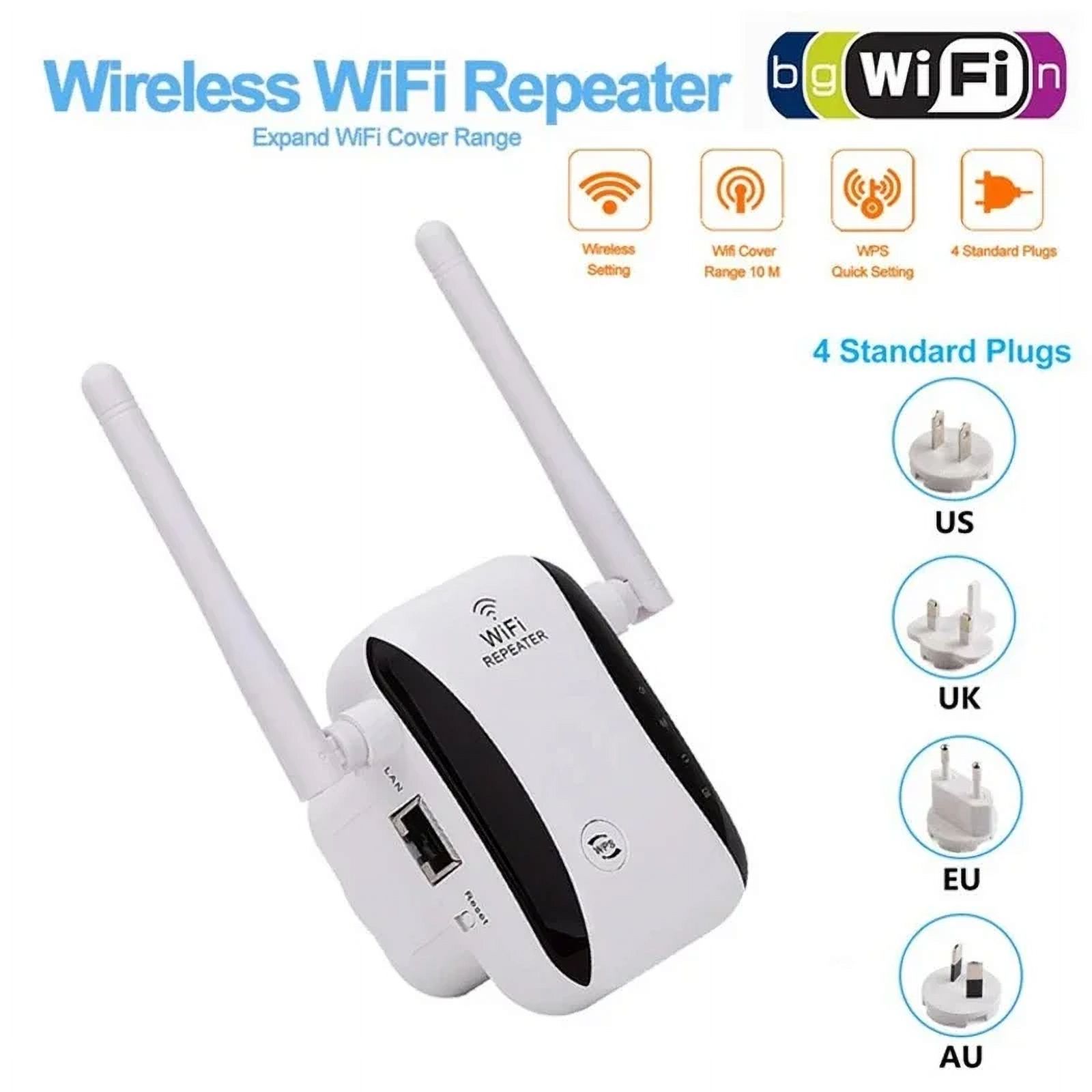 500m 4G 5G Wireless Wifi Repeater 300Mbps Network Wifi Router Extender Signal Amplifier 2 ...