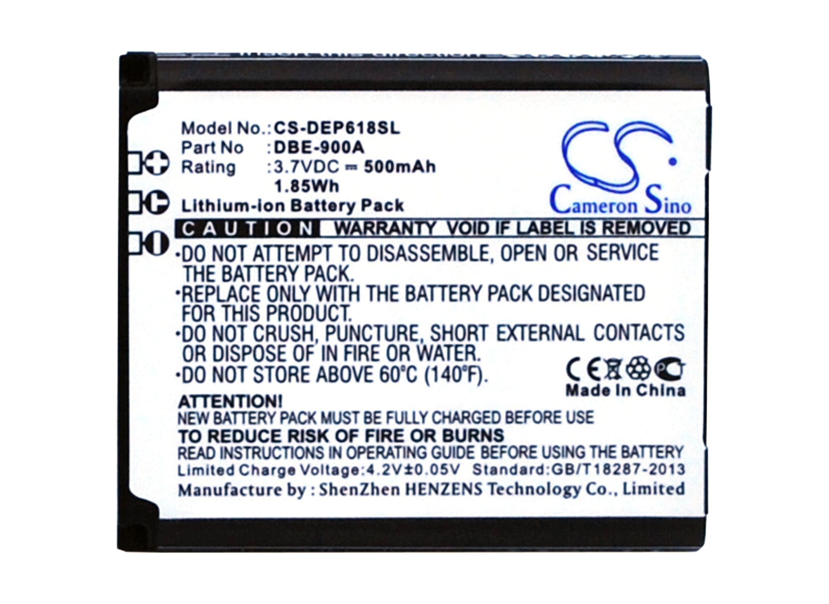 500mAh DBE-900A Battery for Doro Phoneeasy 618 - Walmart.com