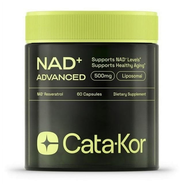 500mg NAD+ Liposomal with Resveratrol | Anti-Aging Supplement | Supports Longevity, Energy ...