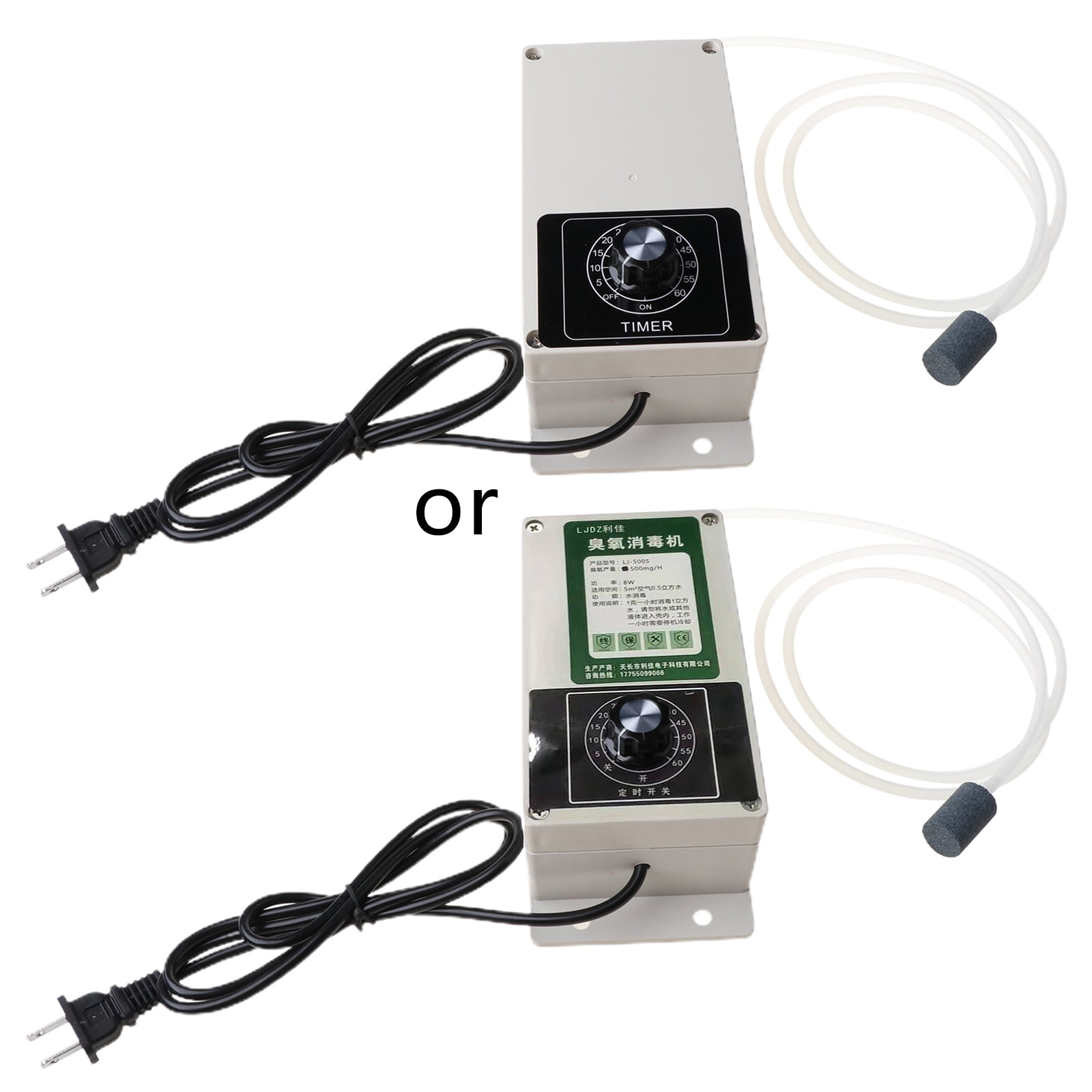 500mg Portable Ozone Generator 220V Air Water Ozonizer Aquarium ...