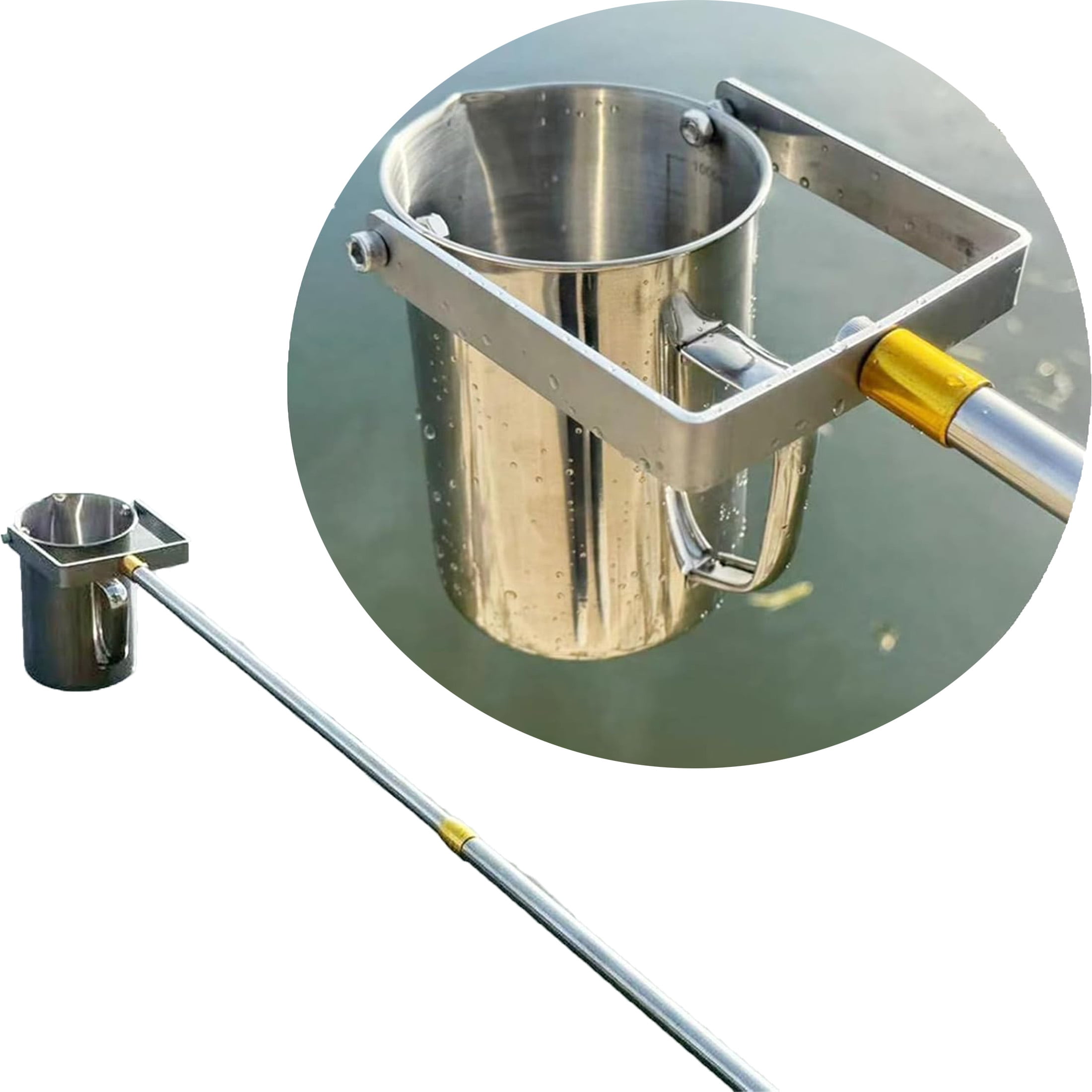 500ml/1000ml Telescopic Metal Water Sampler – Extra Long Sampling Pole ...