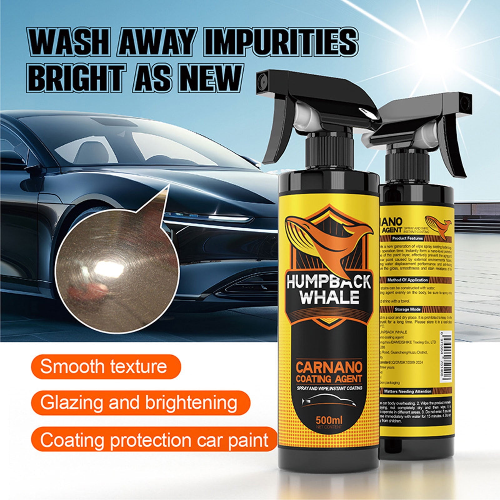 500ml Car Interior Refurbishing Agent Dashboard Gloss Coating Leather ...