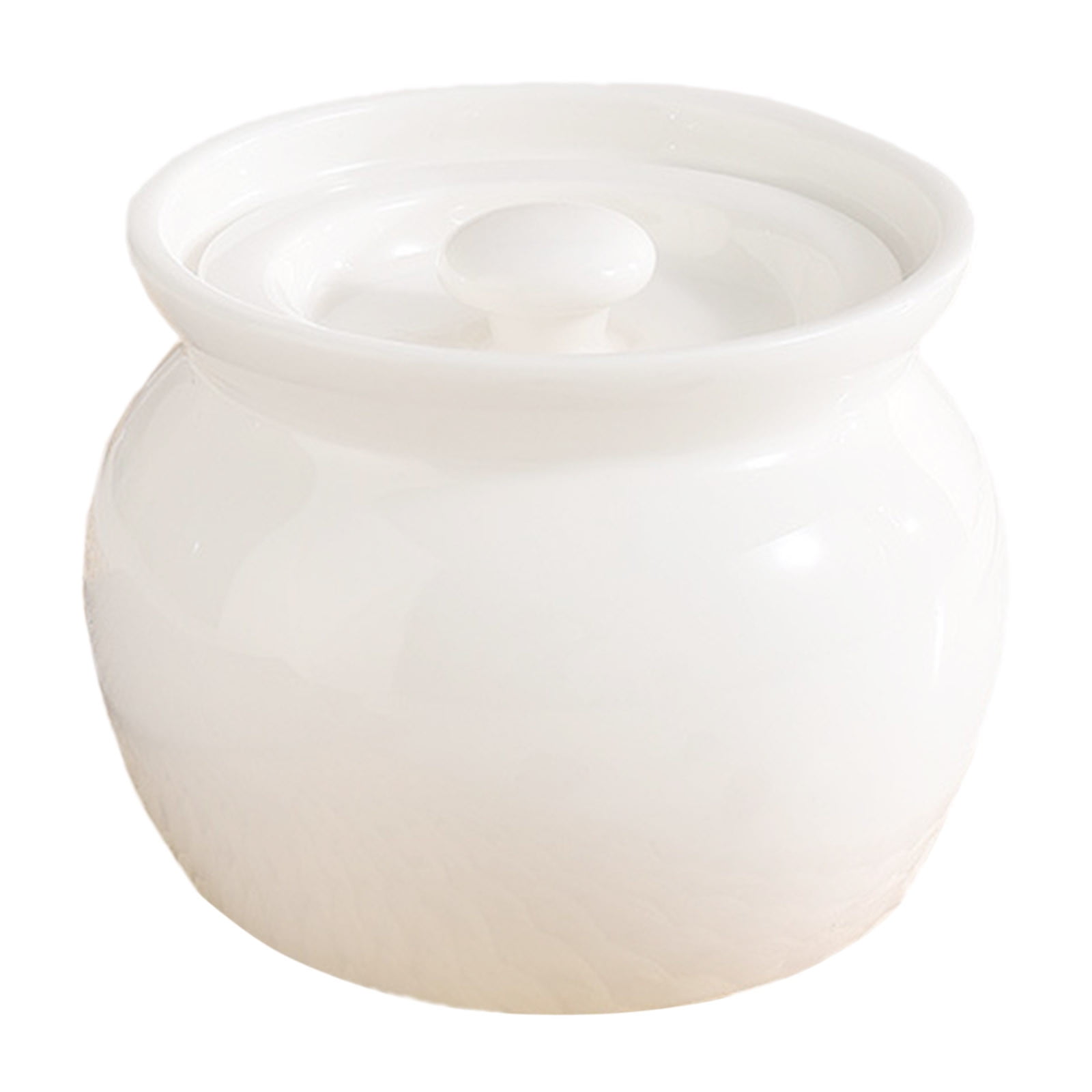 500ml Ceramic Stew Pot with Lid - Traditional Chinese Clay Casserole ...
