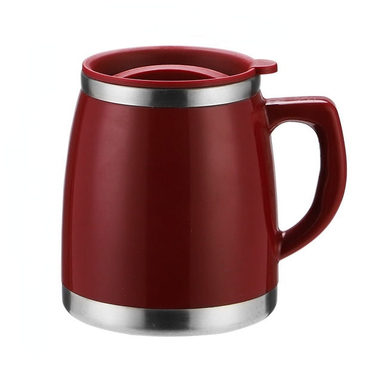 500ml Coffee Mug Vacuum Insulated Camping Mug with Lid Double Wall ...