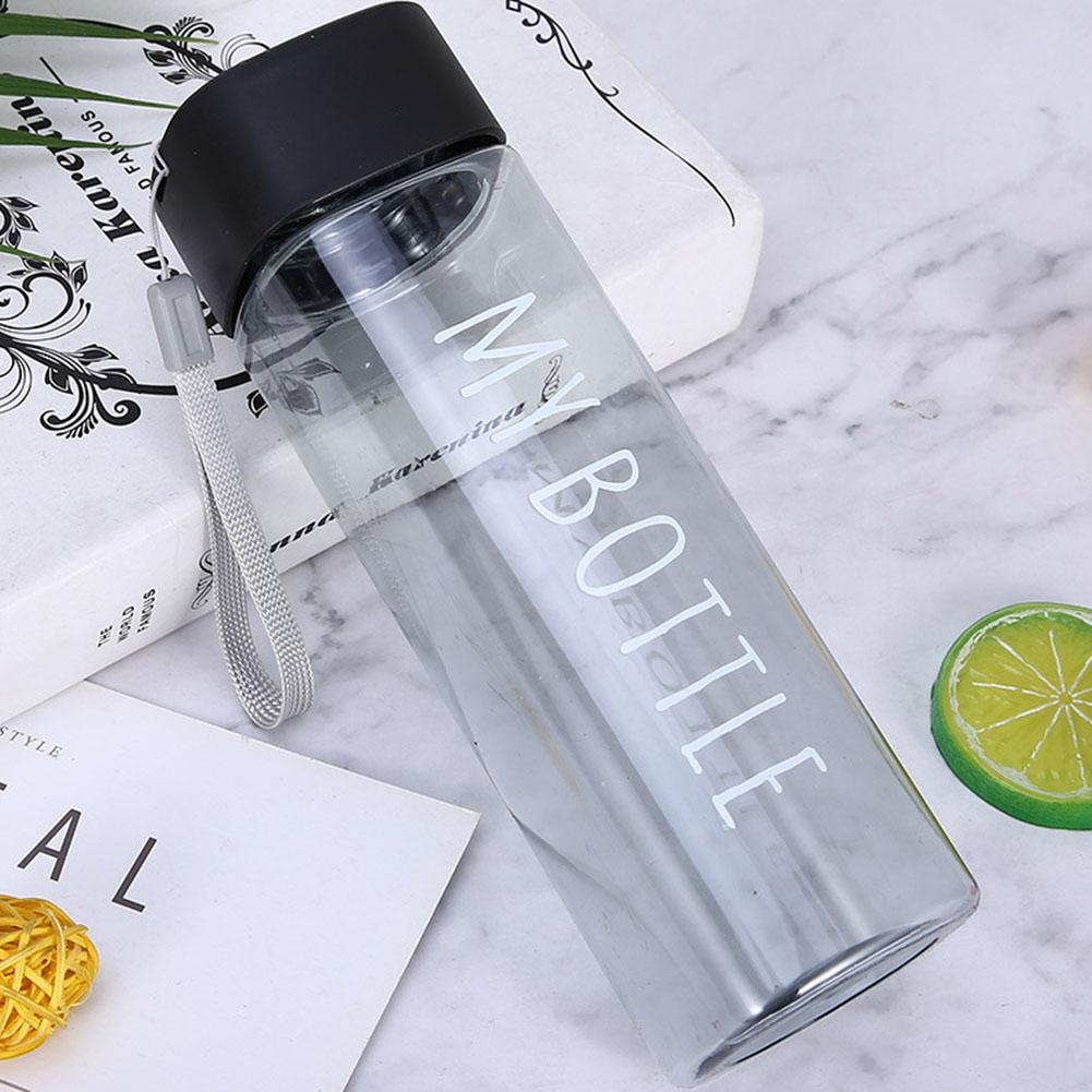 500ml Color Frosted Water Tumbler Bottle with Cover V6 Y7Y7 Hot For ...