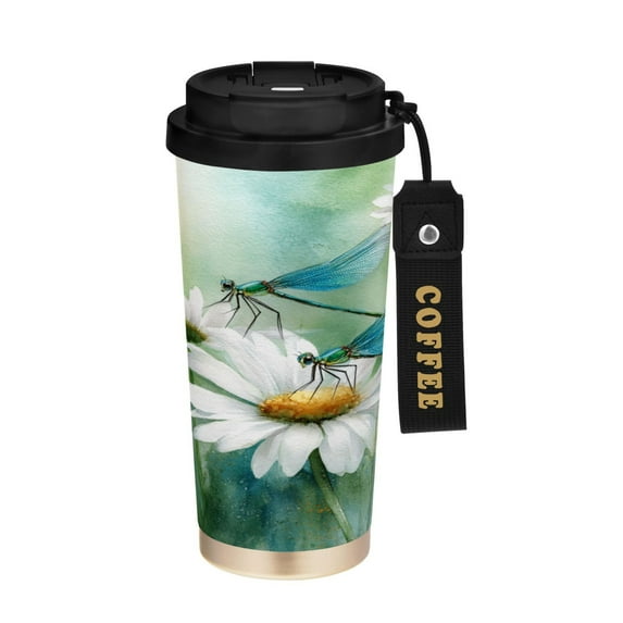 500ml Double-Wall Vacuum Insulated Tumblers Stainless Steel Coffee ...