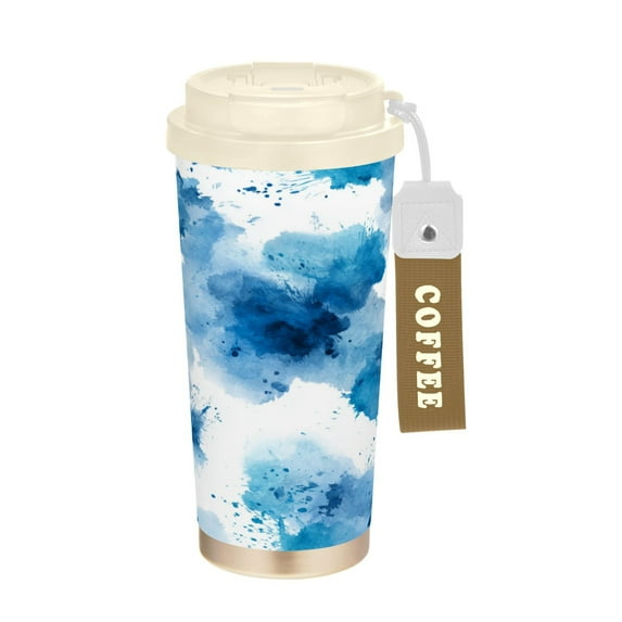 500ml Double-Wall Vacuum Insulated Tumblers Stainless Steel Coffee ...