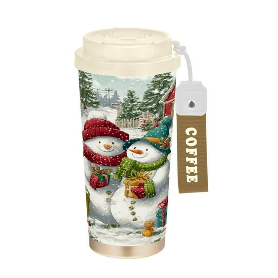 500ml Double-Wall Vacuum Insulated Tumblers Stainless Steel Coffee ...