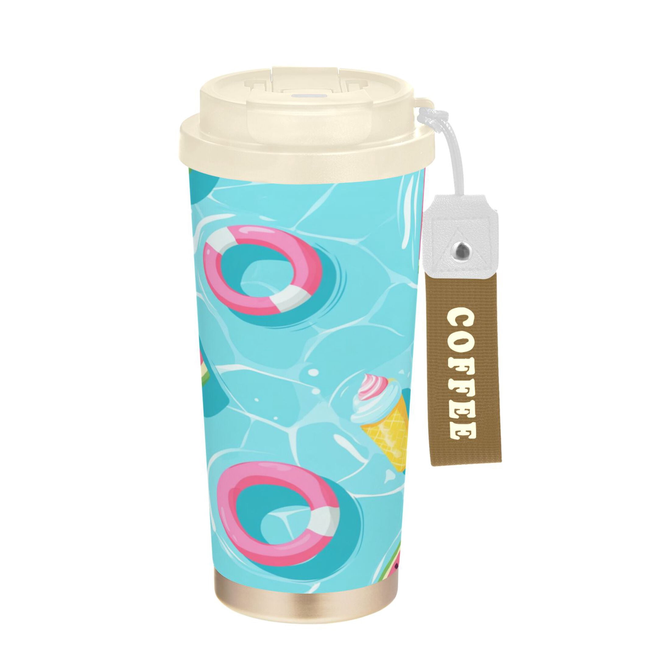 500ml Double-Wall Vacuum Insulated Tumblers Stainless Steel Coffee ...