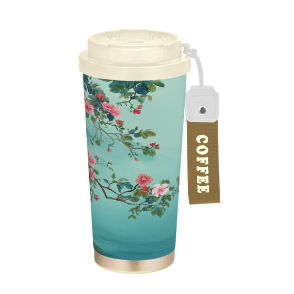 500ml Double-Wall Vacuum Insulated Tumblers Stainless Steel Coffee ...