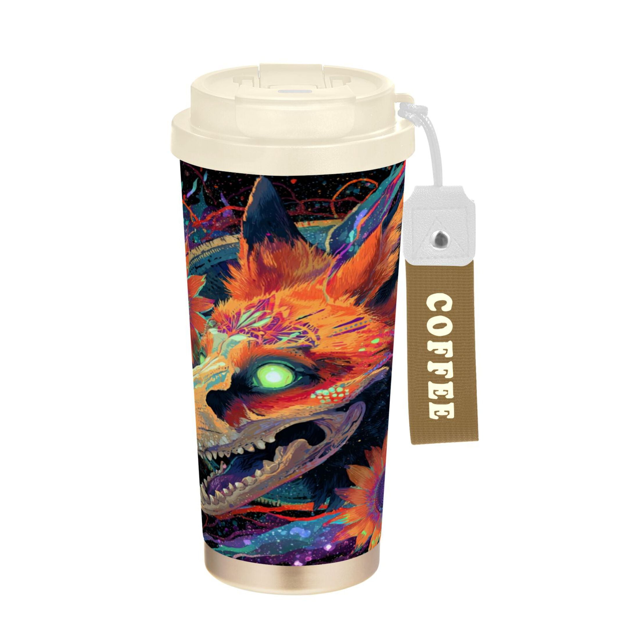 500ml Double-Wall Vacuum Insulated Tumblers Stainless Steel Coffee ...