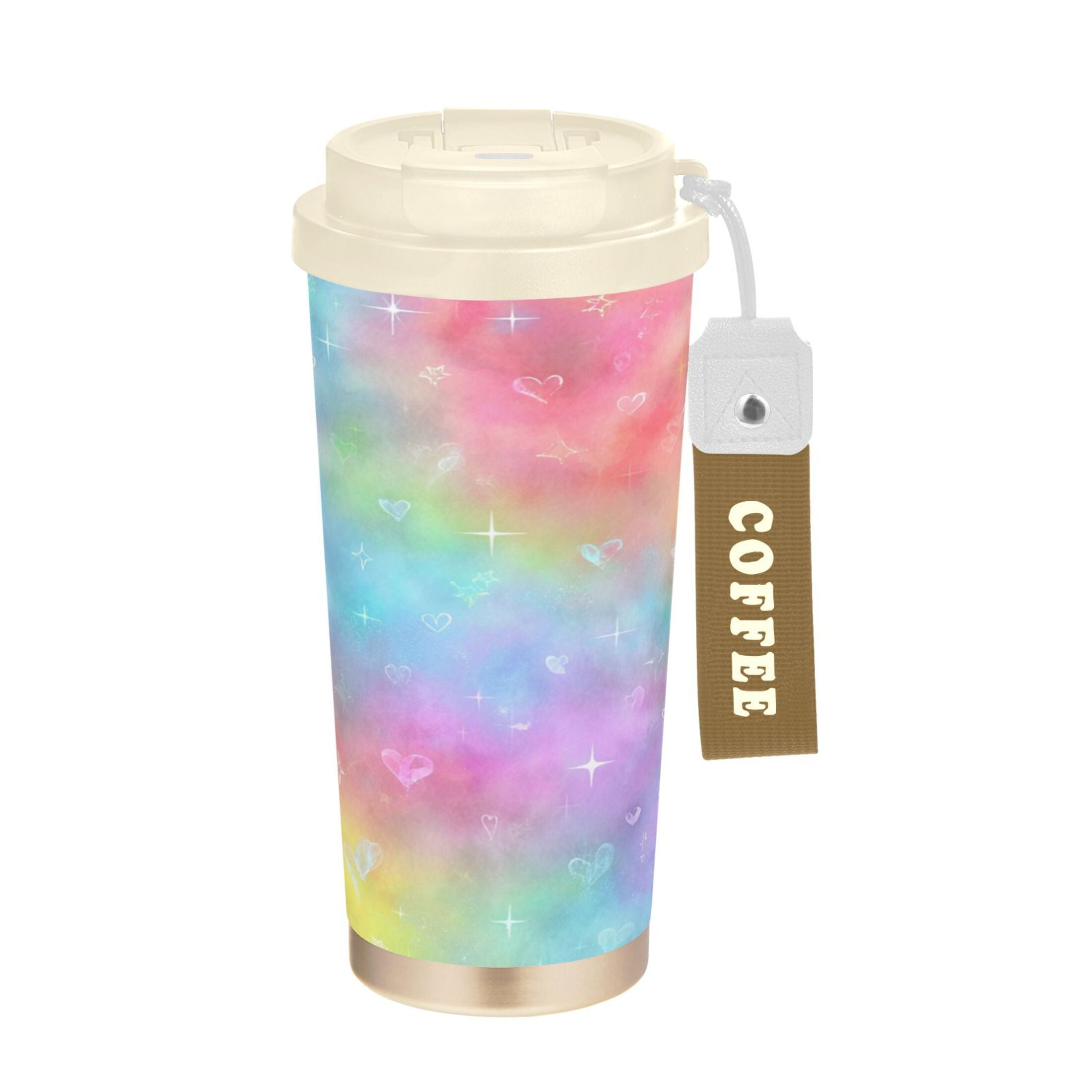 500ml Double-Wall Vacuum Insulated Tumblers Stainless Steel Coffee ...