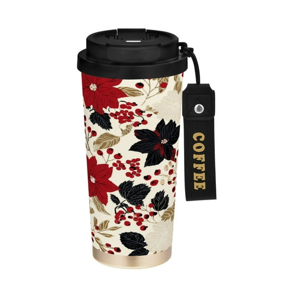 500ml Double-Wall Vacuum Insulated Tumblers Stainless Steel Coffee ...