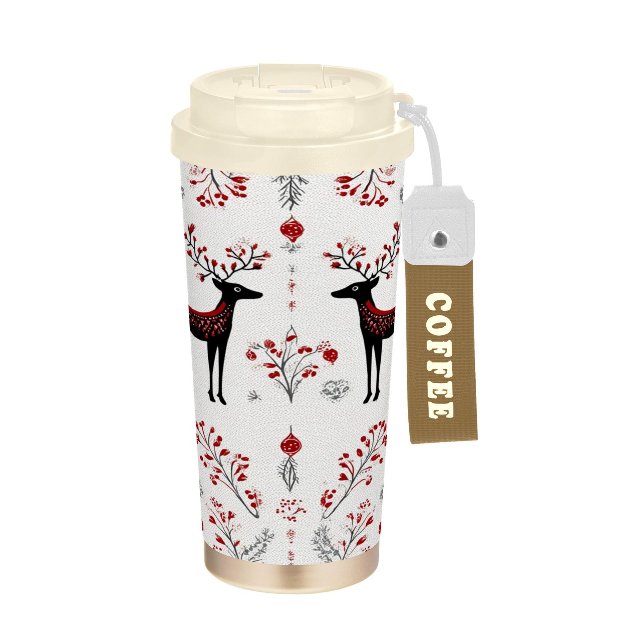 500ml Double-Wall Vacuum Insulated Tumblers Stainless Steel Coffee ...