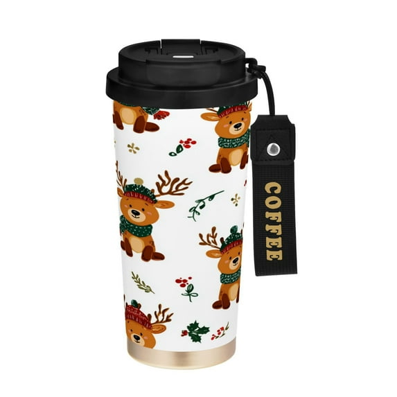 500ml Double-Wall Vacuum Insulated Tumblers Stainless Steel Coffee ...