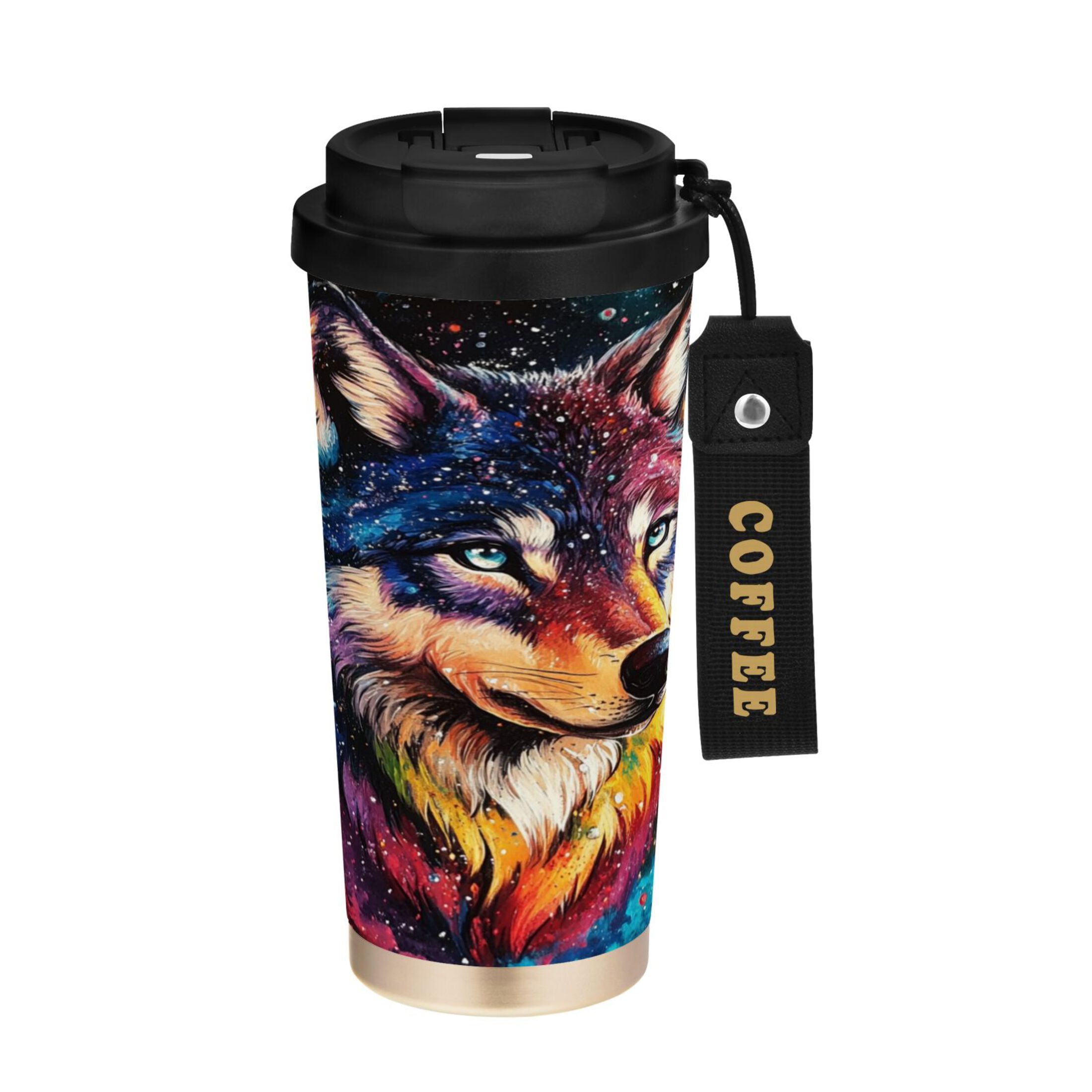 500ml Double-Wall Vacuum Insulated Tumblers Stainless Steel Coffee Tumbler with Ceramic Coating ...