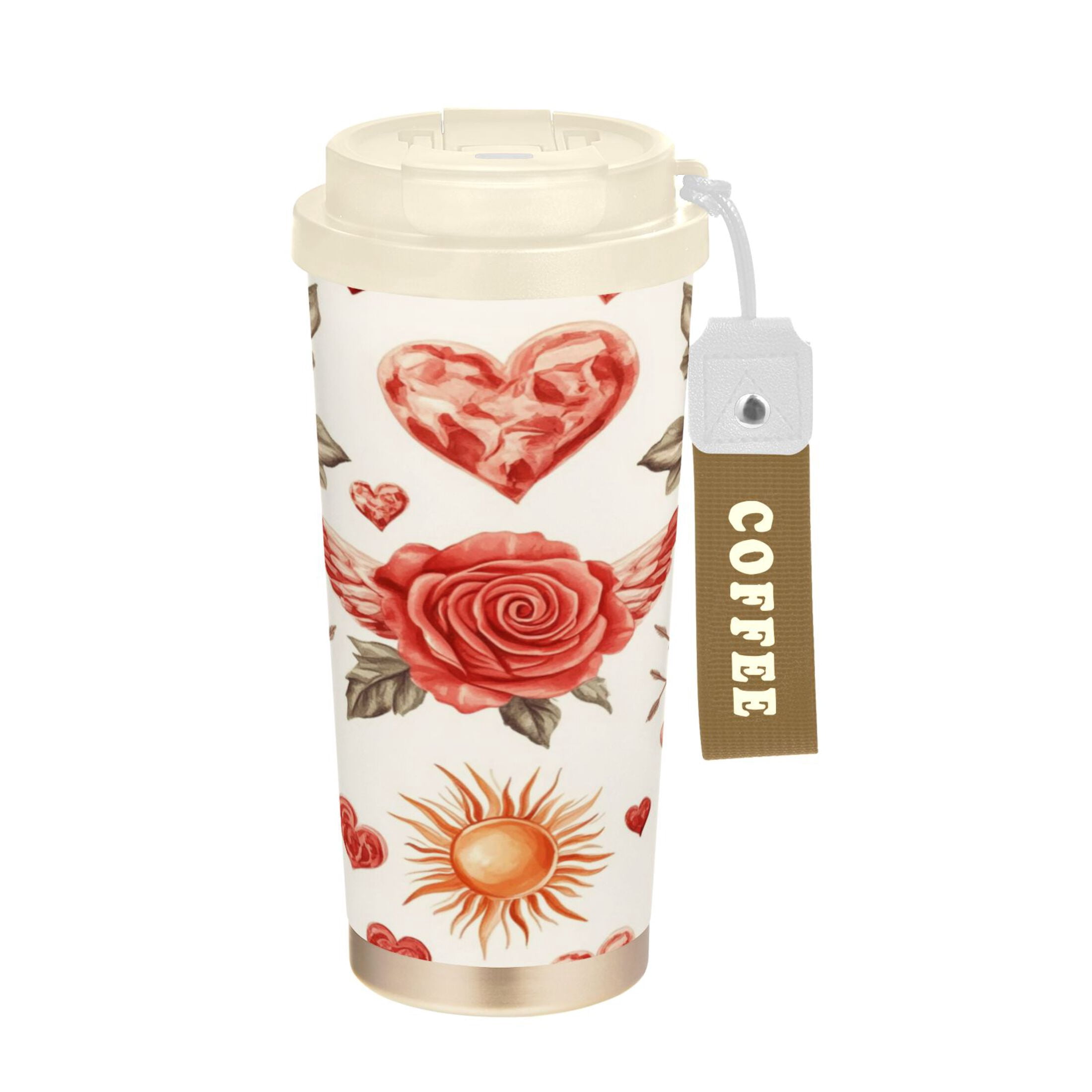 500ml Double-Wall Vacuum Insulated Tumblers Stainless Steel Coffee ...