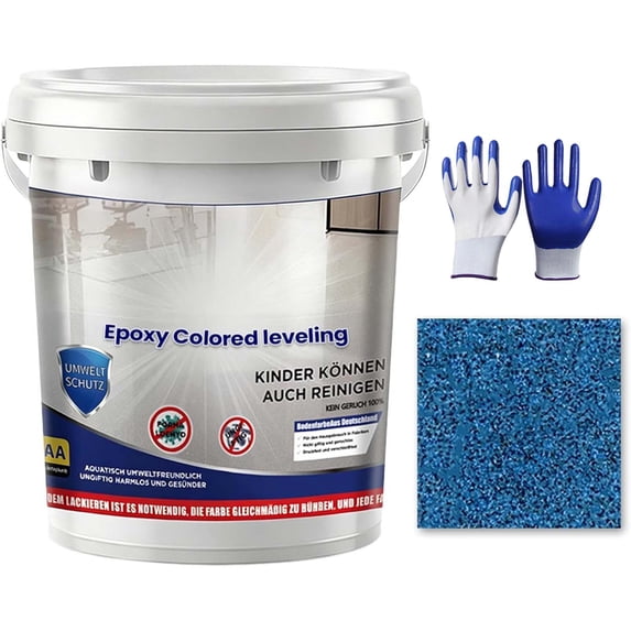 500ml Epoxy Colored Sand Self Leveling Floor Paint Quick Drying Coating ...
