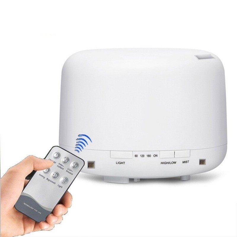 500ml Essential Oil Diffuser, Oil Diffuser with Remote Control ...