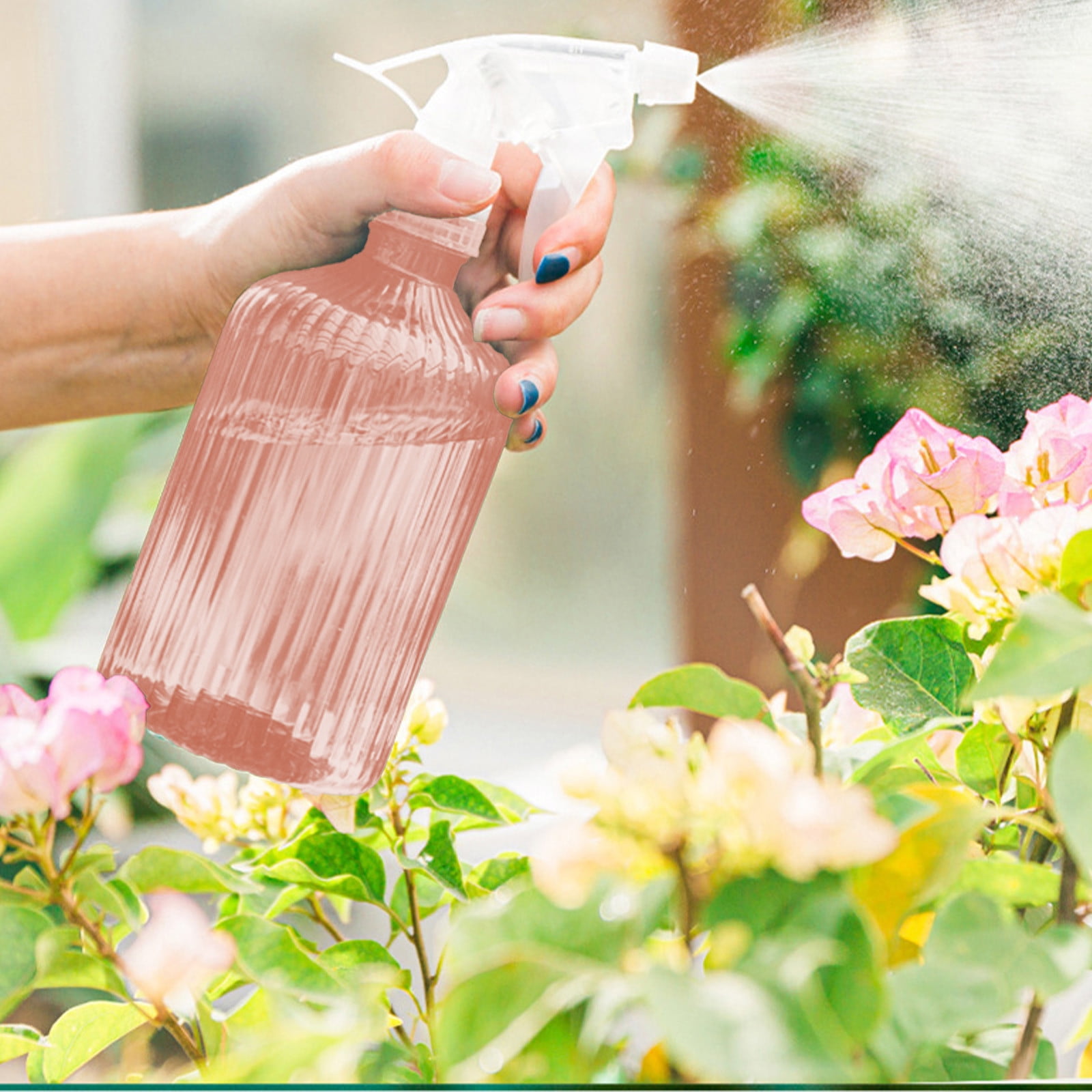500ml High Pressure Watering Spray Bottle - 2 Spray Modes, 360 ...