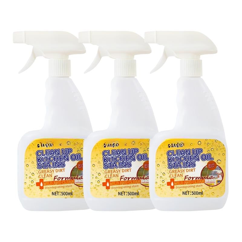 500ml Kitchen Spray Cleaner and Degreaser, Antibacterial All Purpose ...