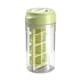 500ml Large Capacity Ice Tray with Lid Spill Proof,8 Compartment ...