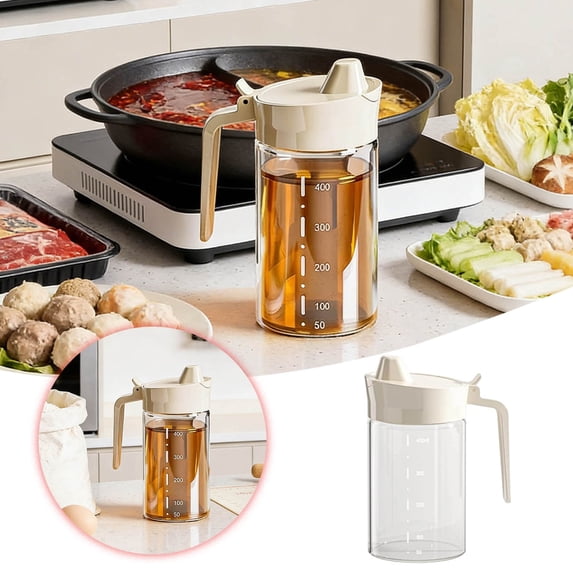 500ml Large Capacity Leak Proof Glass Bottle For Kitchen And Household ...