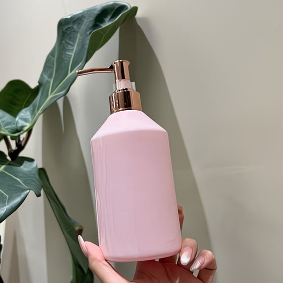 500ml Pink Refillable Plastic Dispensing Bottle - Versatile Shampoo ...