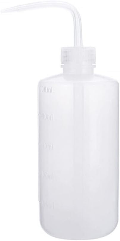 500ml Plastic Safety Wash Bottle, Lab Squeeze Bottle with Narrow Mouth ...