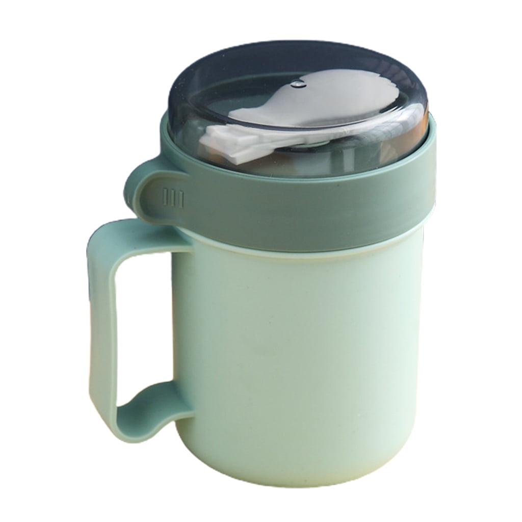 CHANCELAND 500ml Leakproof Portable Microwaveable Breakfast Cup with ...