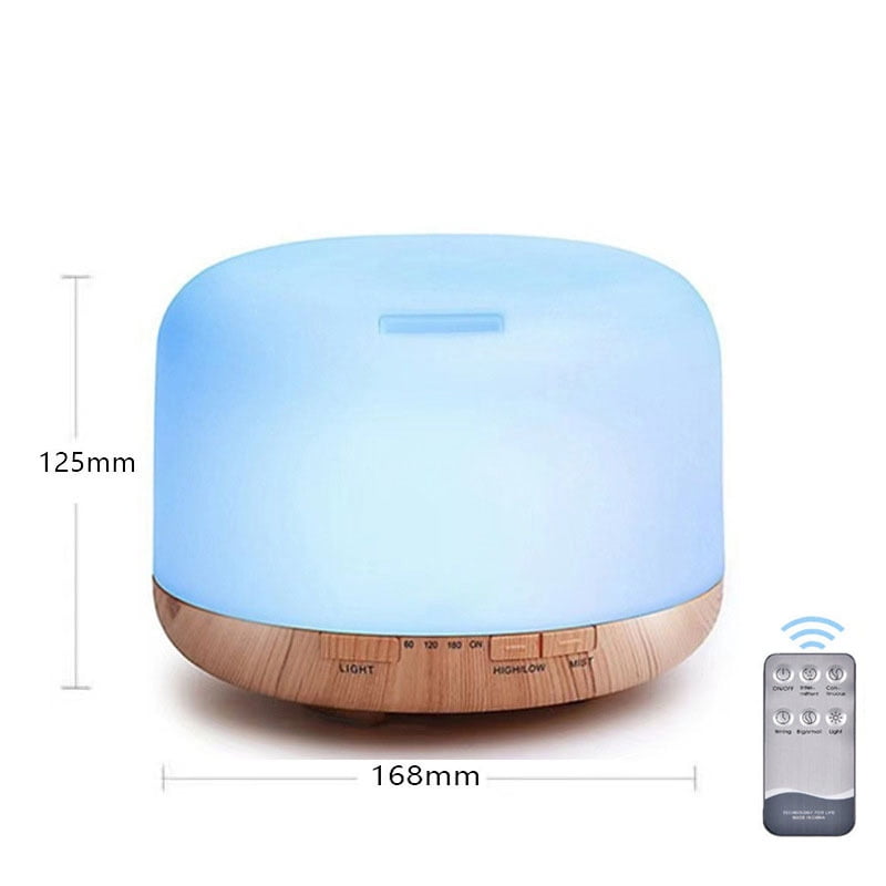 500ml Premium, Essential Oil Diffuser with Remote Control, 5 in 1 ...