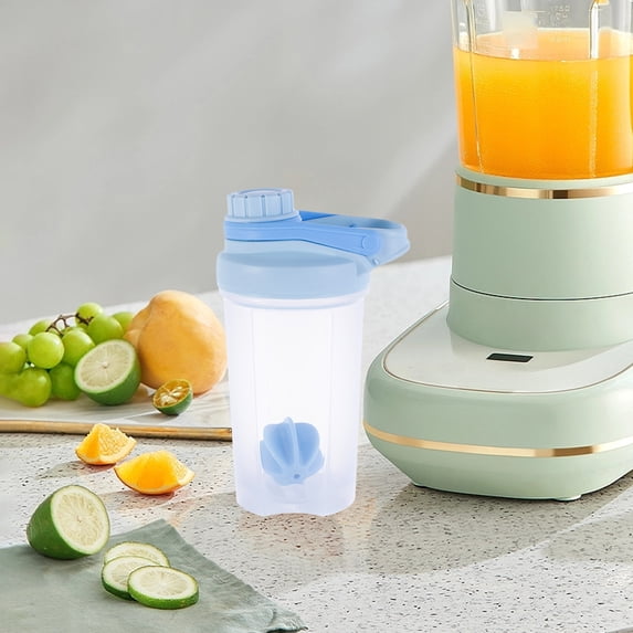 500ml Protein Powder Shaker Cup with Scale, BPA-Free Plastic Handheld ...