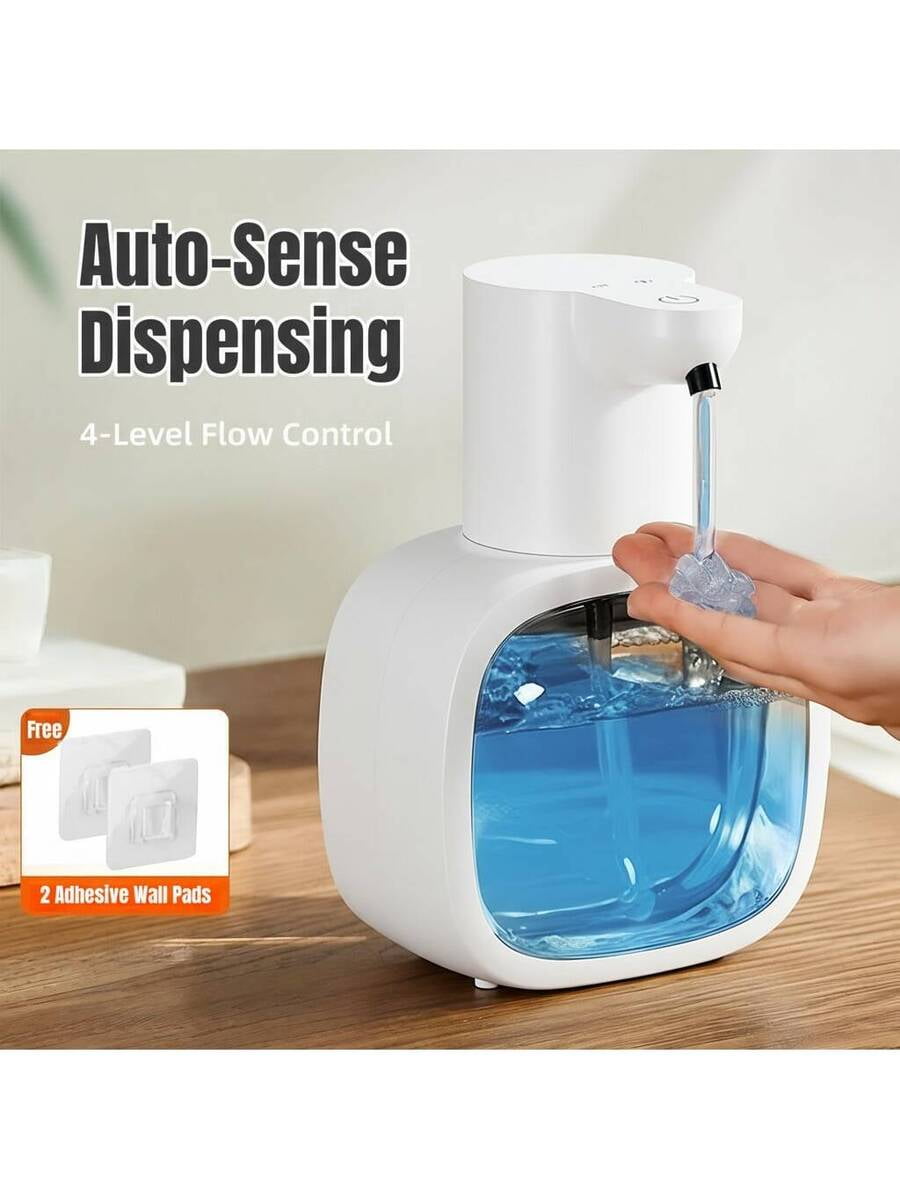 500ml Rechargeable Touchless Liquid Soap Dispenser, Adjustable Volume ...
