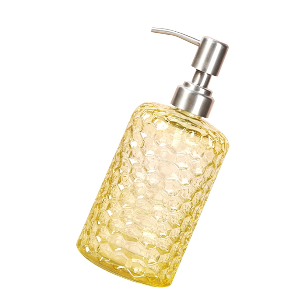 500ml Shower Gel Bottles Containers Pineapple Grain Glass Pump Bottles ...