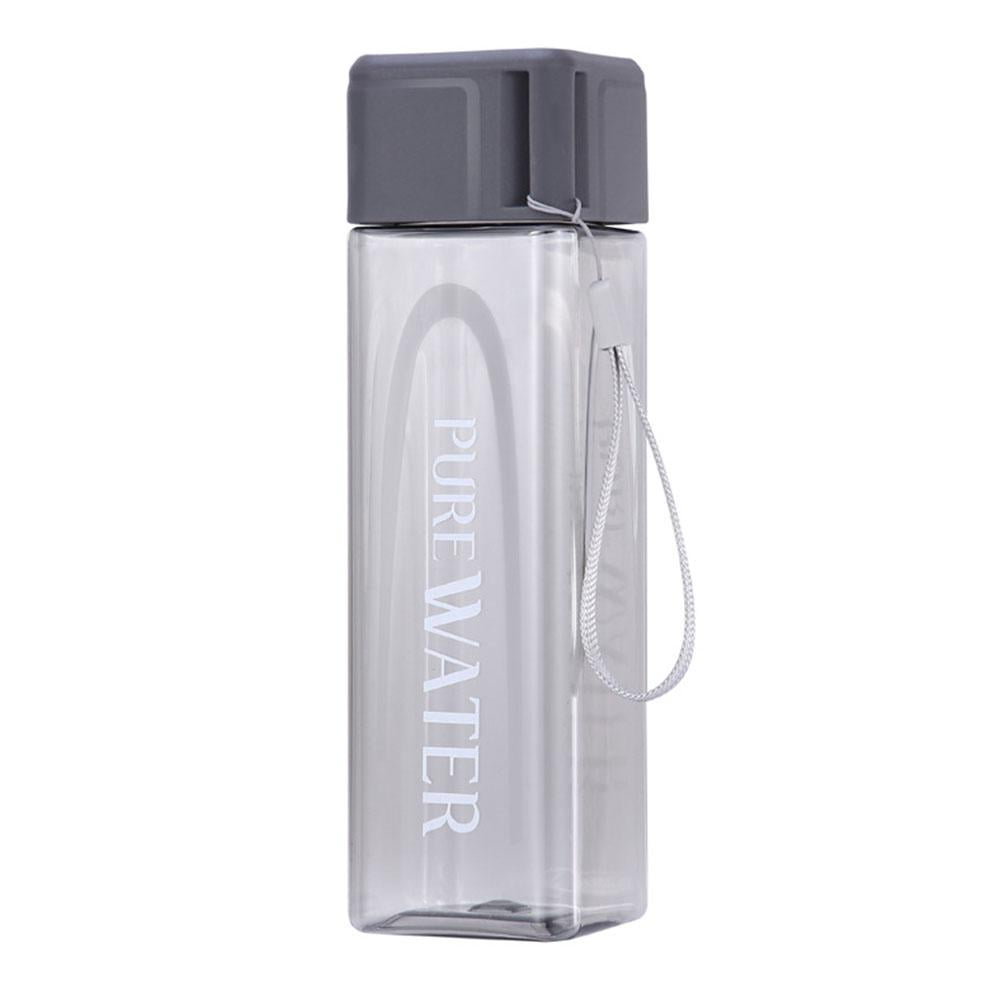 500ml Simple Square Water Bottle New D1J6 - Walmart.com