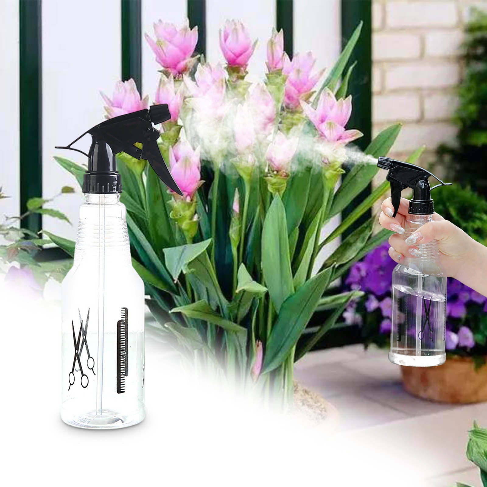 500ml Small Spray Bottle Fine Mist for Gardening, Pet Care, and ...