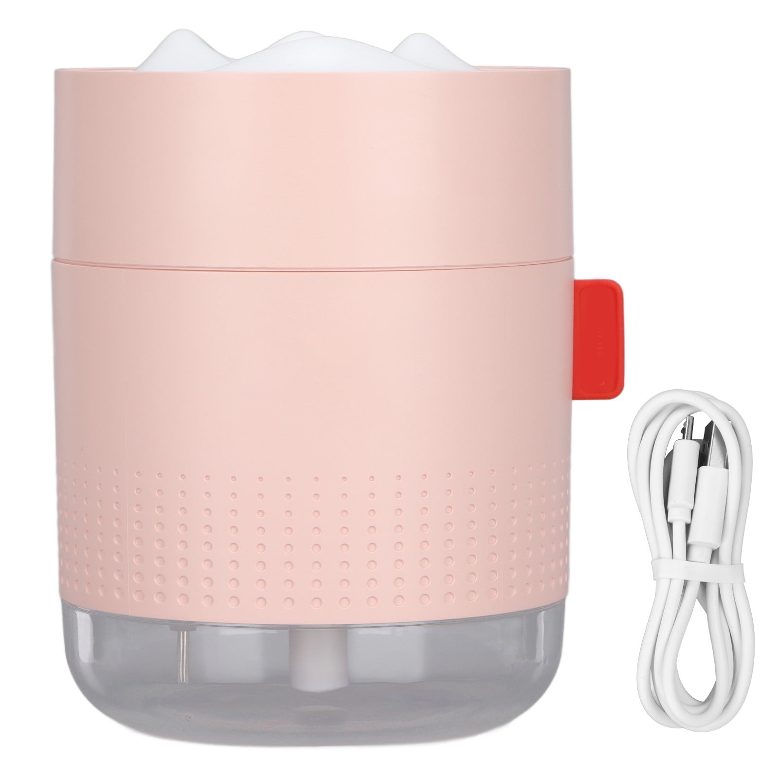 500ml Snow Mountain Humidifier in Pink - Quiet Operation, Automatic ...