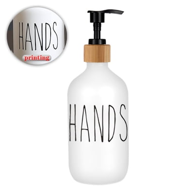 500ml Soap Dispenser Bottle Shampoo and Shower Gel Bottle Refillable ...