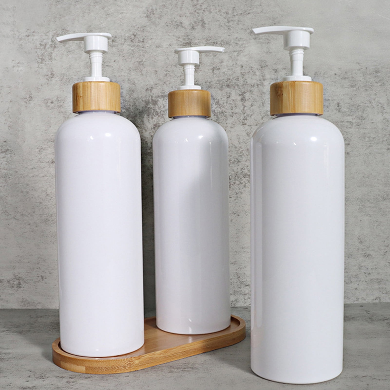 500ml Soap Dispenser Empty Refillable Plastic Pump Press Shampoo ...