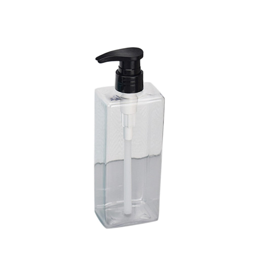 500ml Square Liquid Soap Dispenser Shampoo Conditioner Bodysoap Gel ...