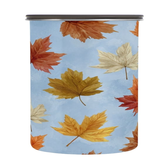 500ml Stainless Steel Food Storage Containers Autumn Maple Leaves ...