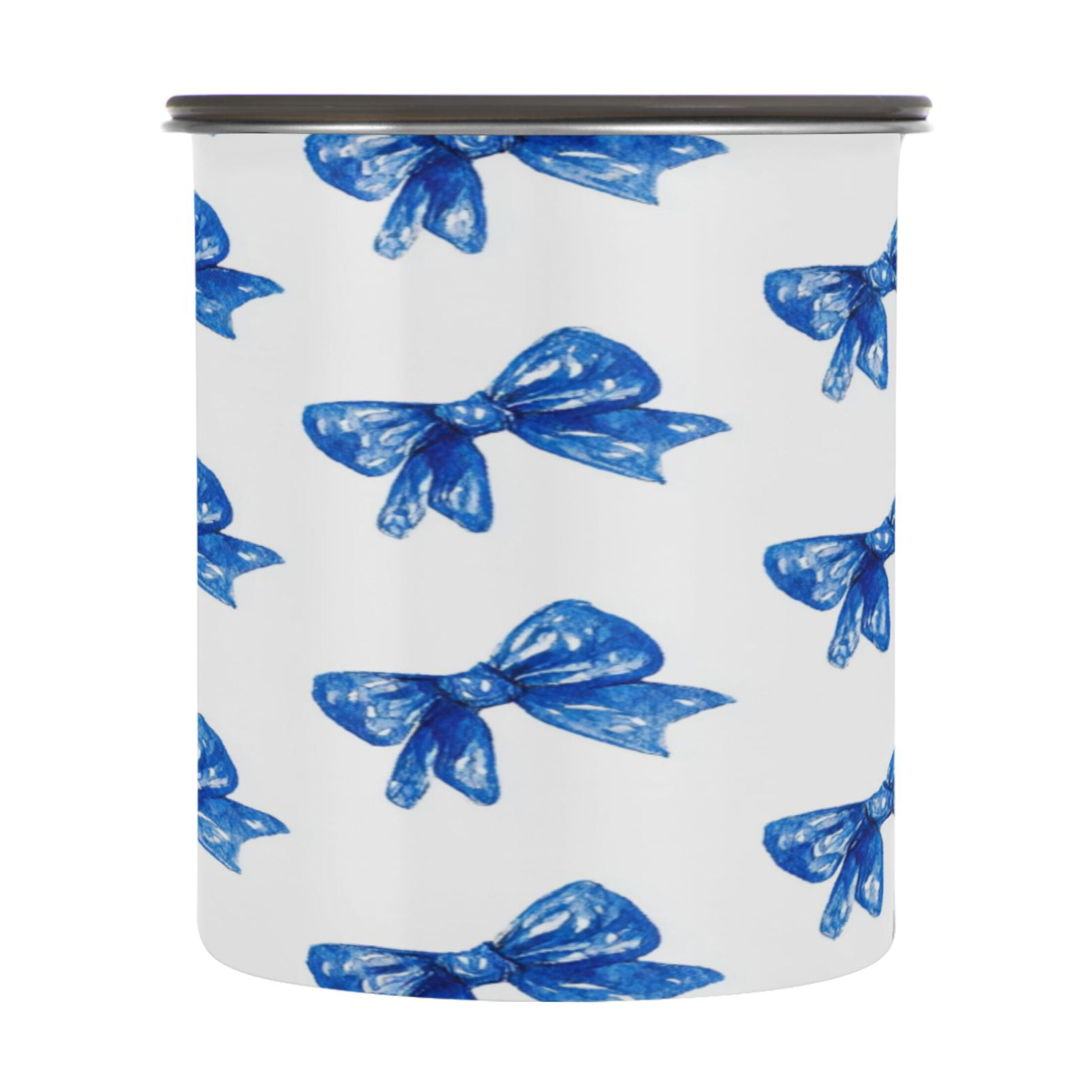500ml Stainless Steel Food Storage Containers Blue Bows Pattern ...