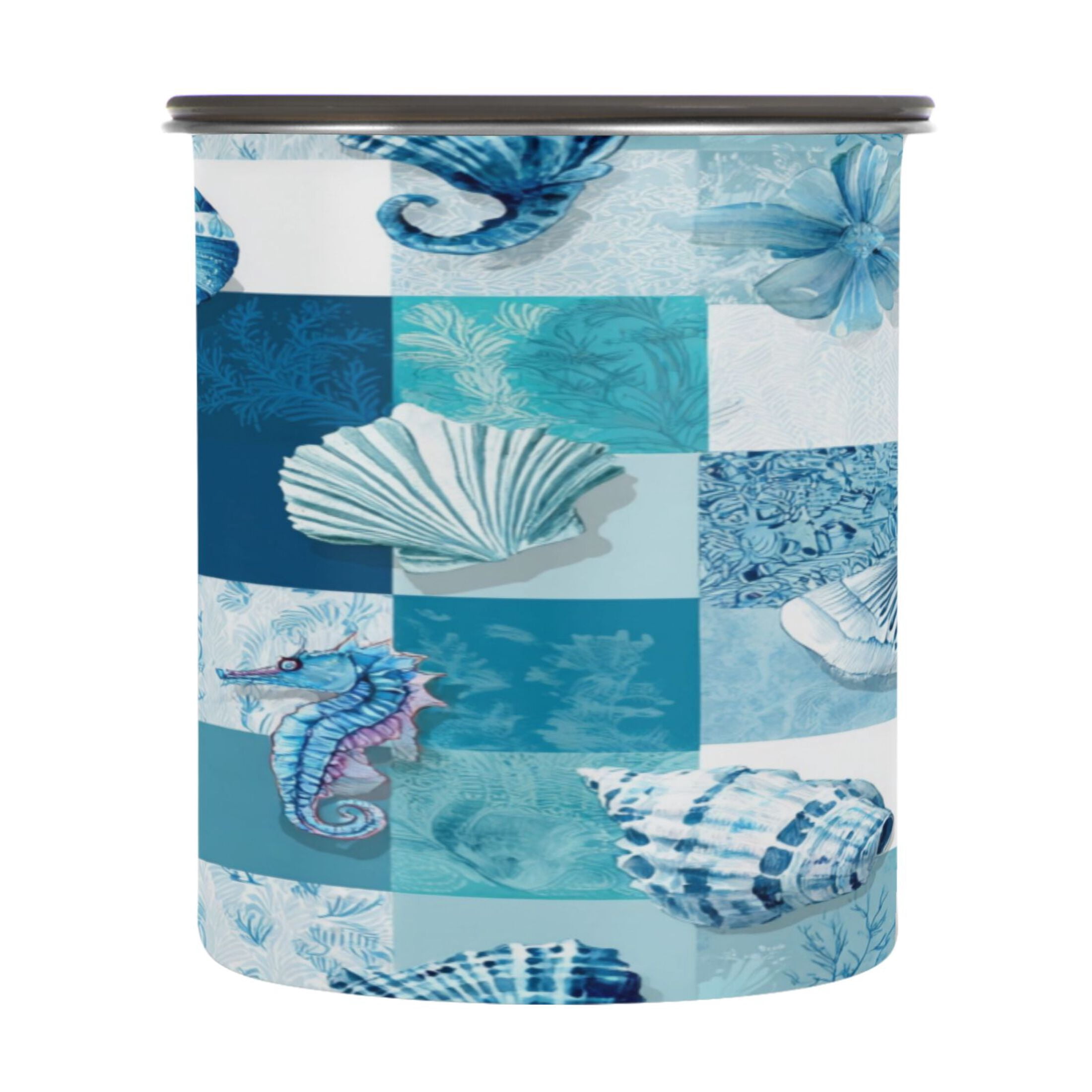 500ml Stainless Steel Food Storage Containers Blue Marine Life Patterns ...