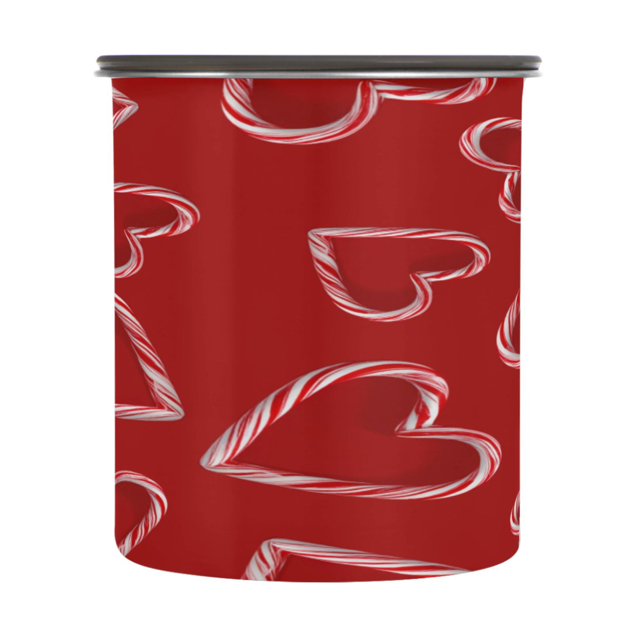 500ml Stainless Steel Food Storage Containers Candy Cane-shaped Hearts ...