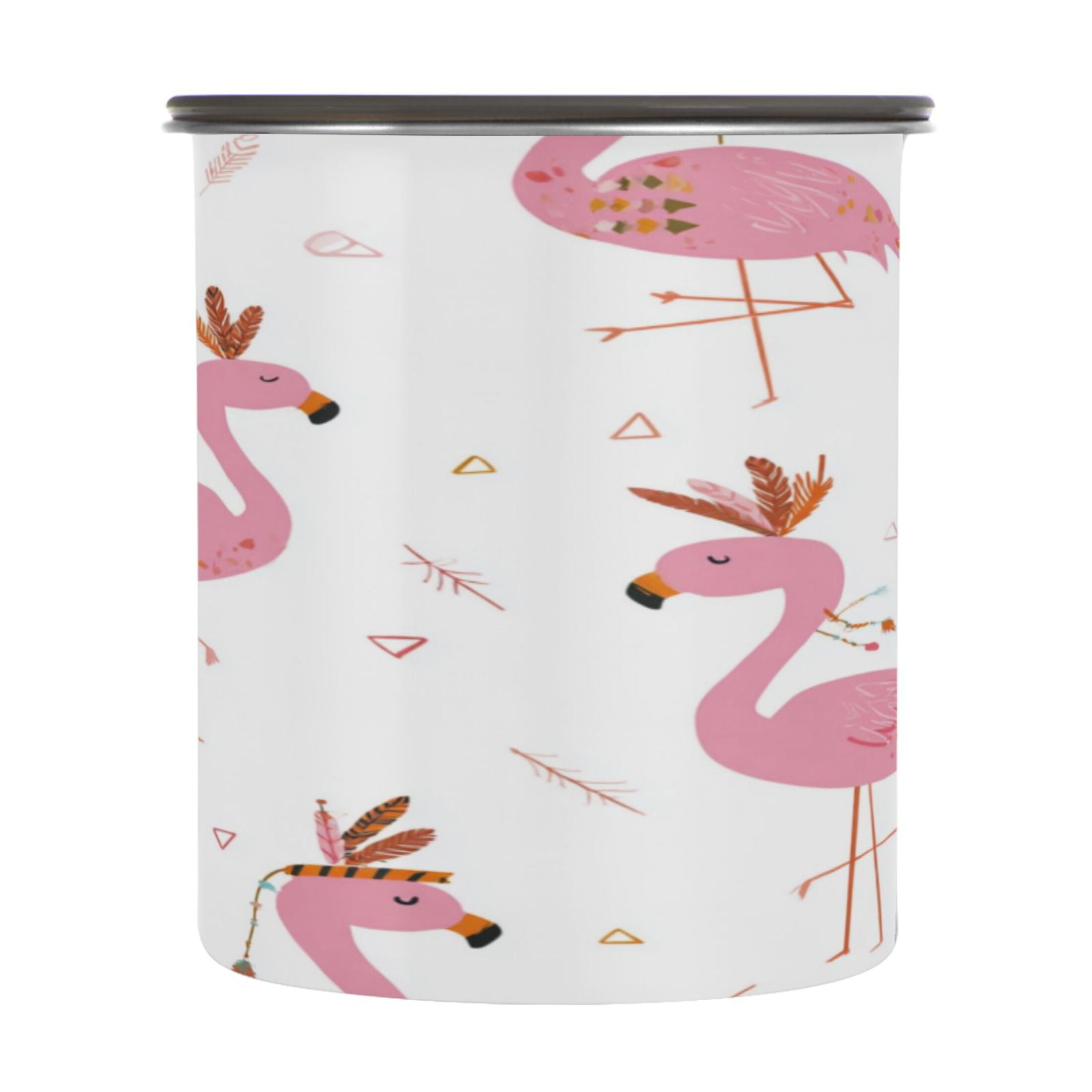500ml Stainless Steel Food Storage Containers Cute Pink Flamingo ...